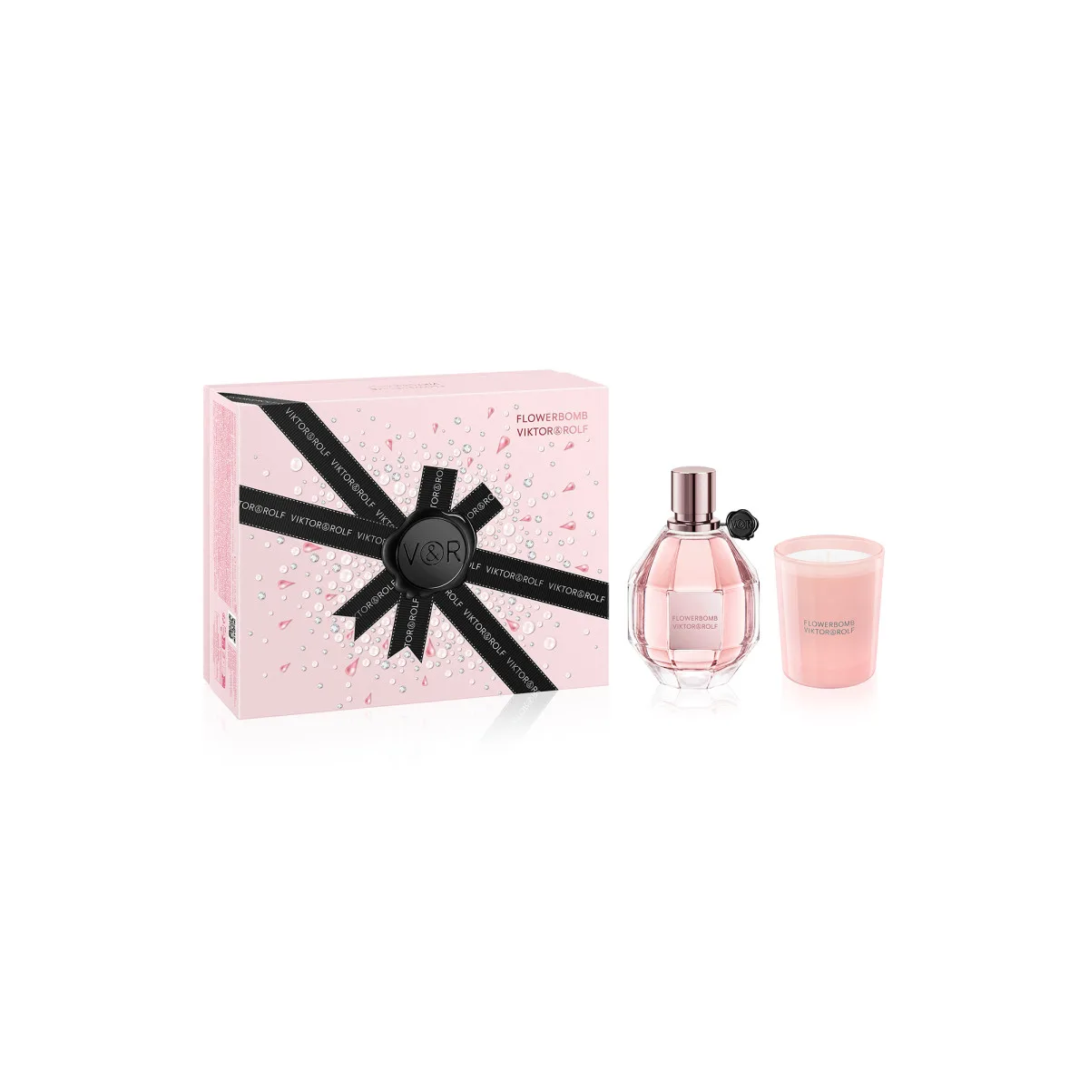 Viktor & Rolf Flowerbomb Eau de Parfum 100ml + 70g Candle Gift Set ...